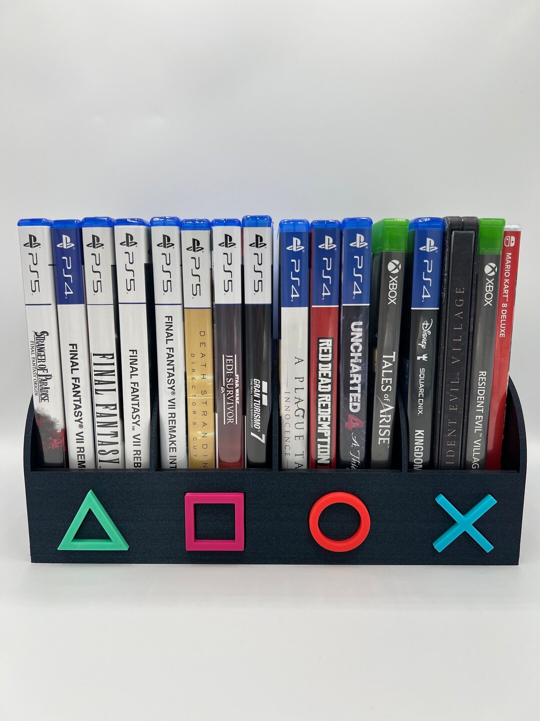 Playstation Button Themed Game Holder PS5 Game Holder PS4 Game Holder ...