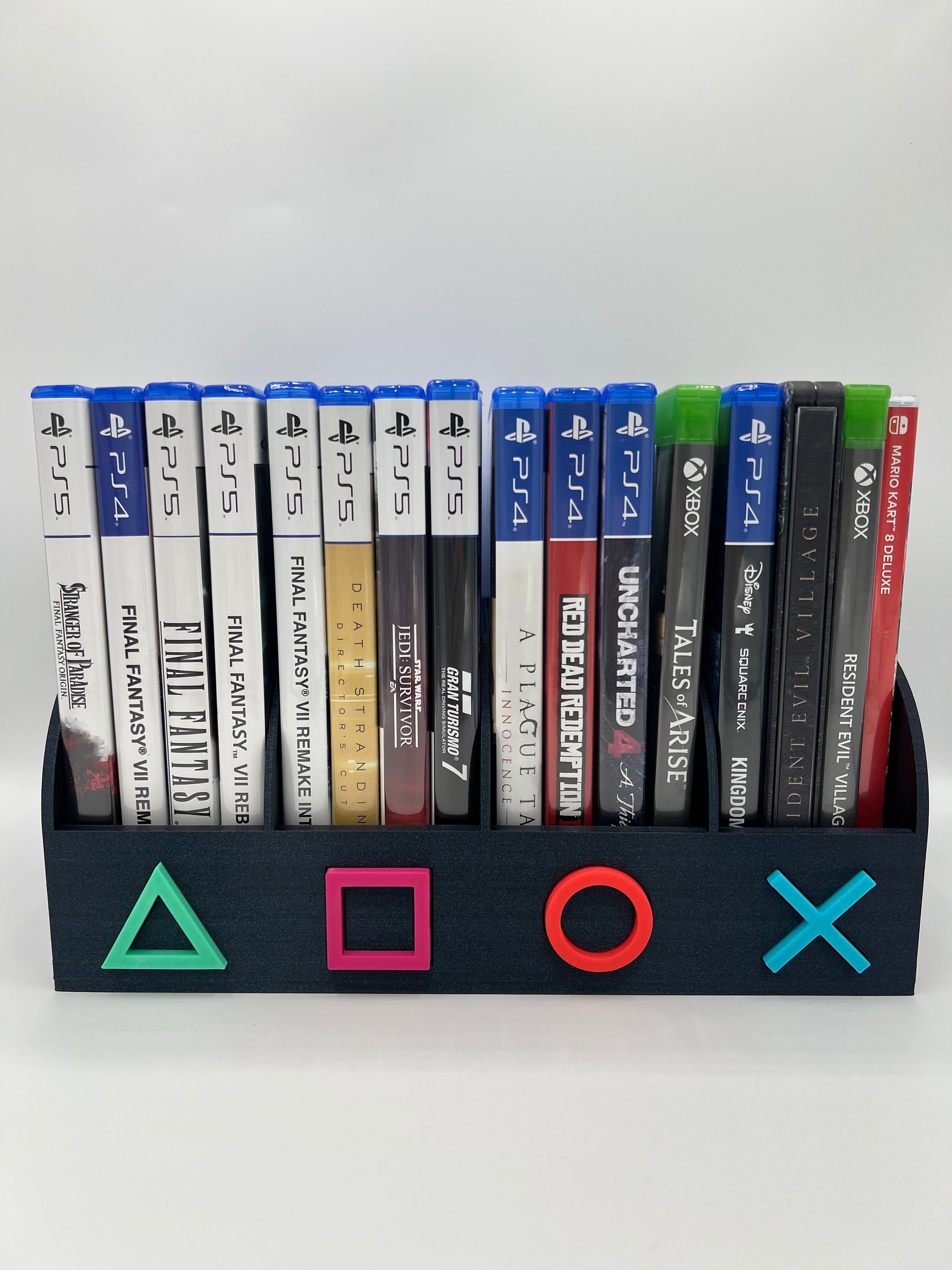 Playstation Button Themed Game Holder PS5 Game Holder PS4 Game Holder ...