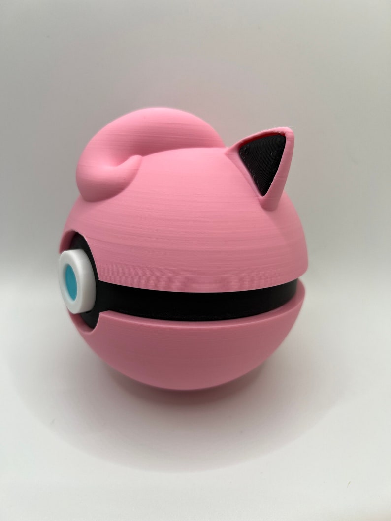 Jigglypuff Themed Pokeball Pink Ball Toy Jigglypuff Themed Collectible ...