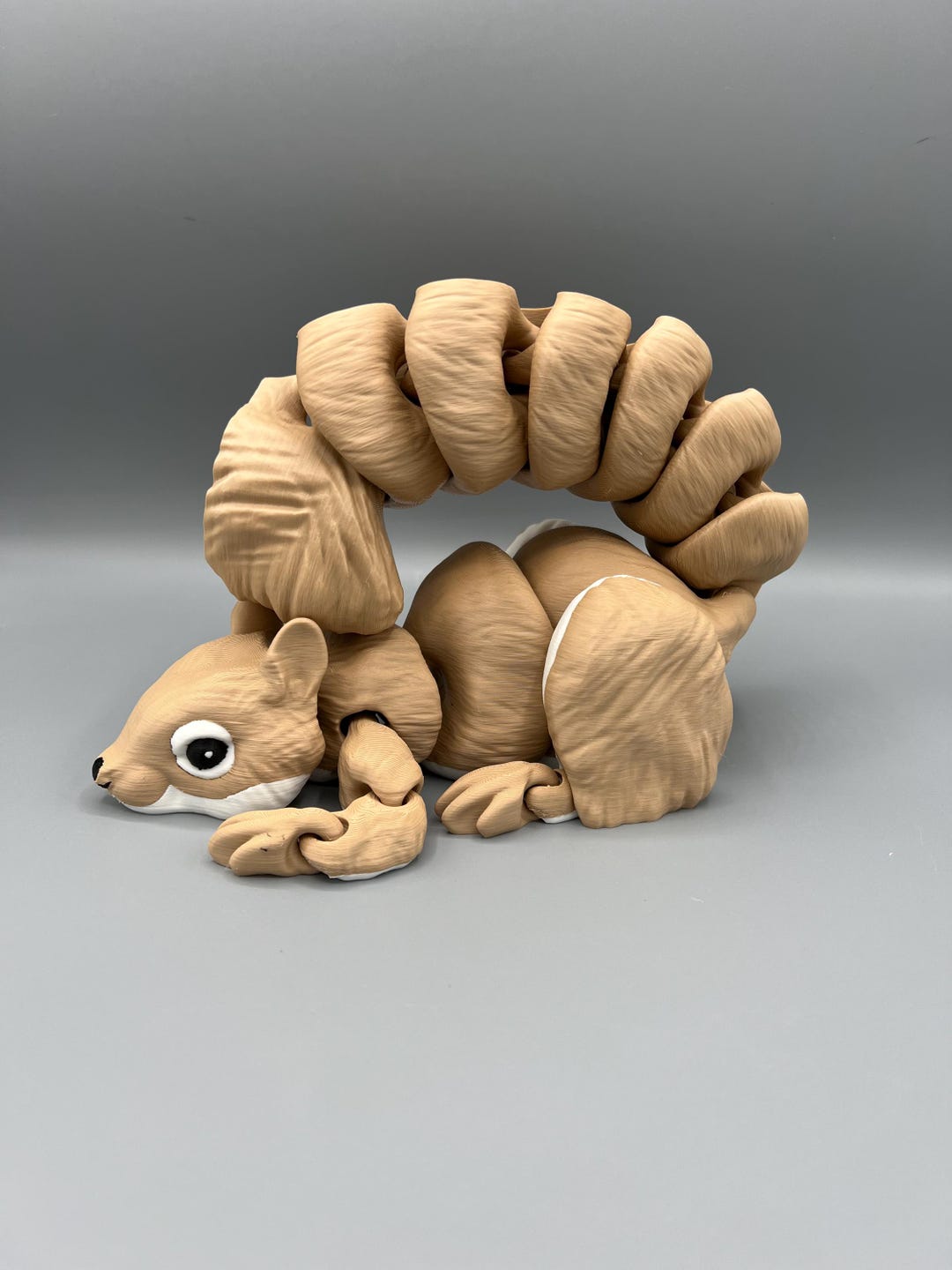 3D Printed Articulating Flexi Squirrel - Fidget Toy - Cute Squirrel ...