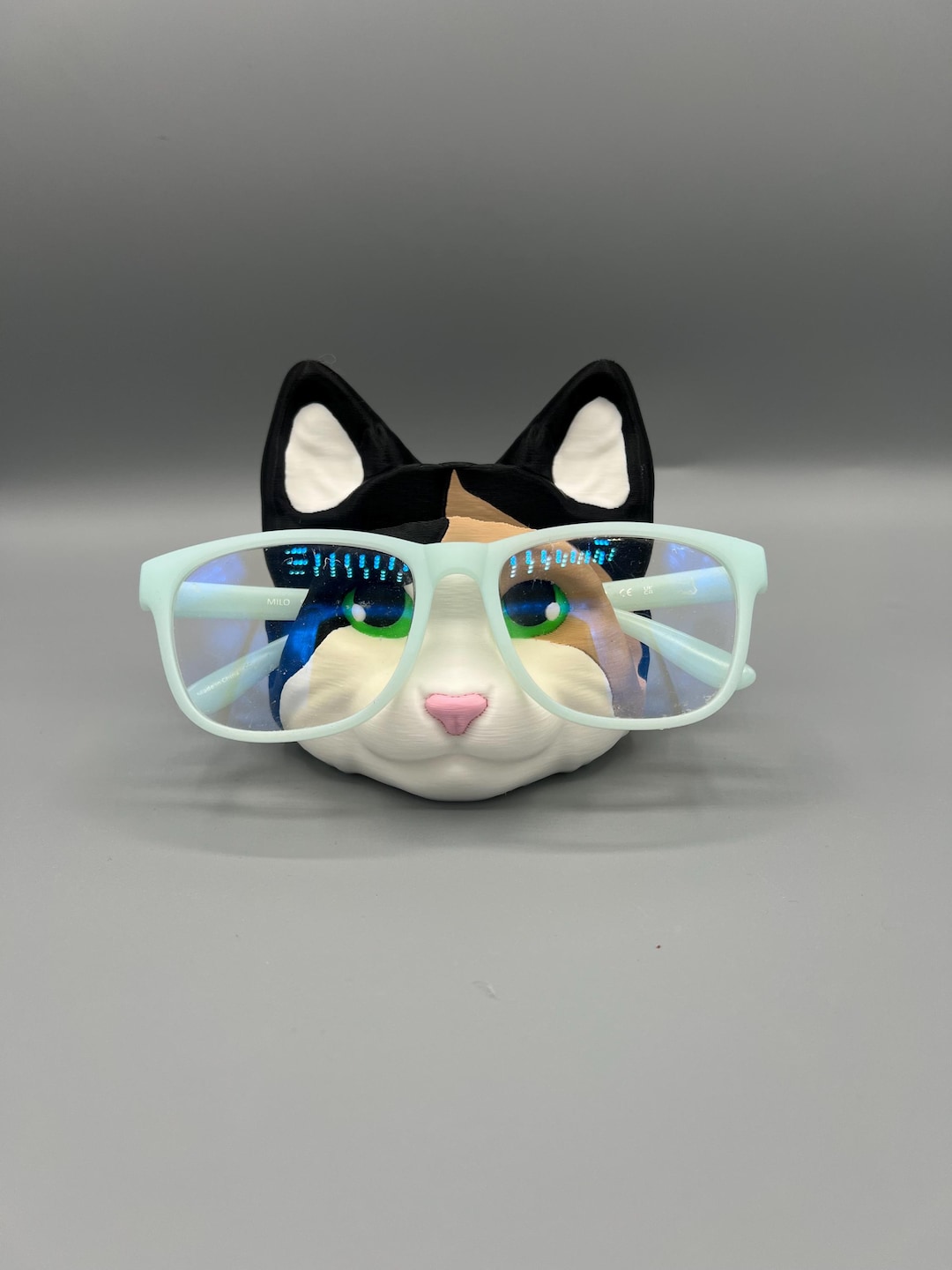 3D Printed Calico Cat Eyeglasses Holder – Cat Lover Gift - Etsy