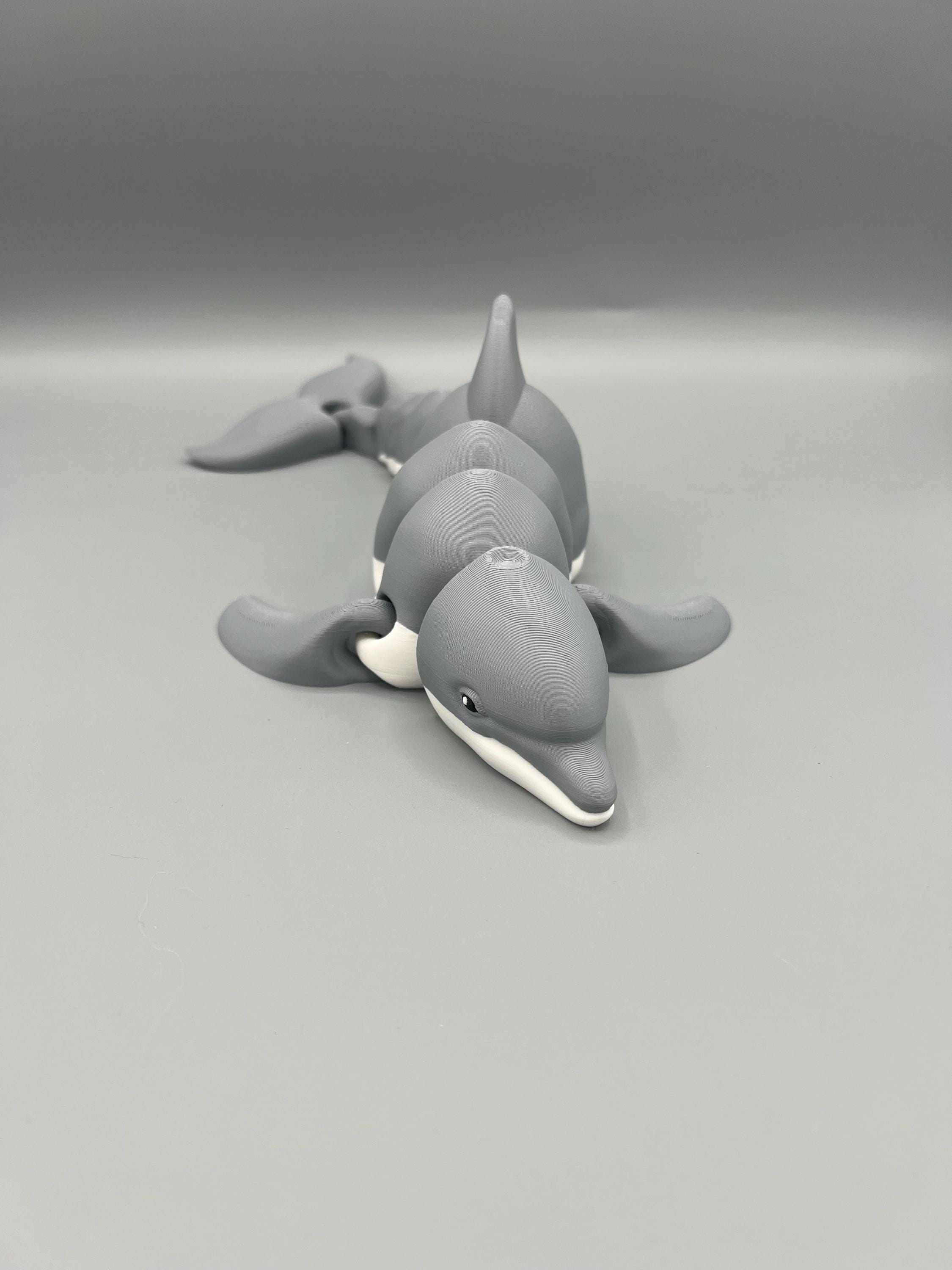 3D Printed Articulated Dolphin: Fidget Sensory Toy - Etsy