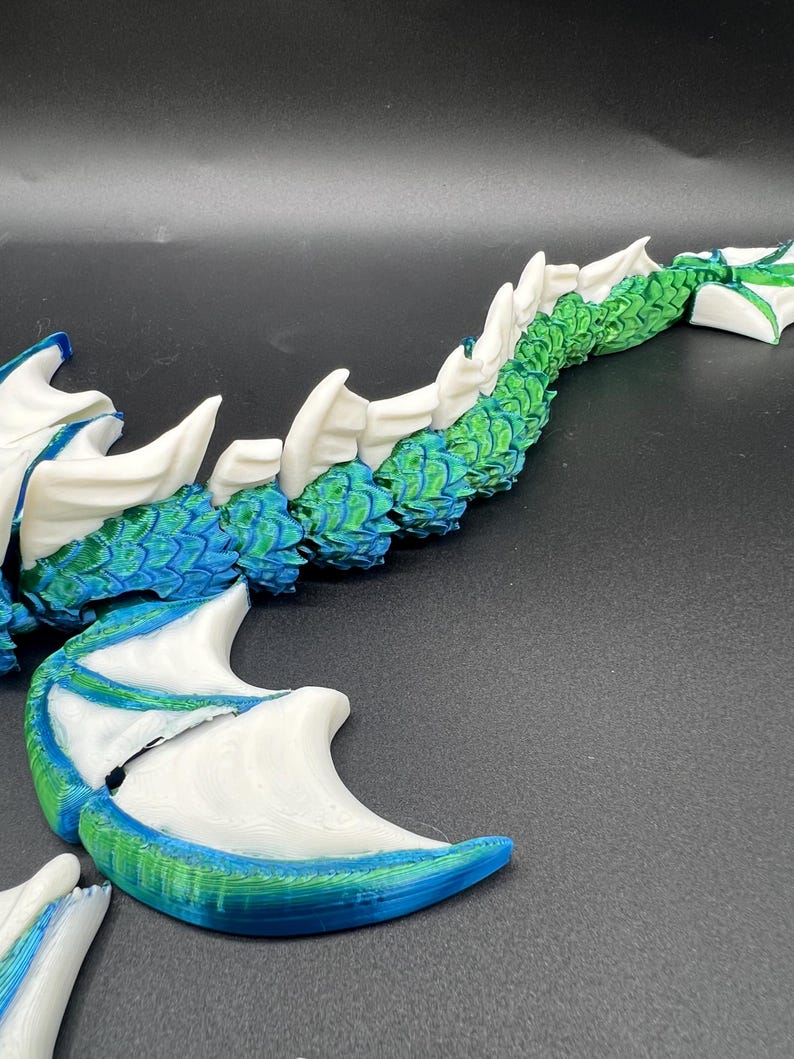 Articulating 3D Printed Sea Dragon: Flexi Fidget Figurine - Etsy
