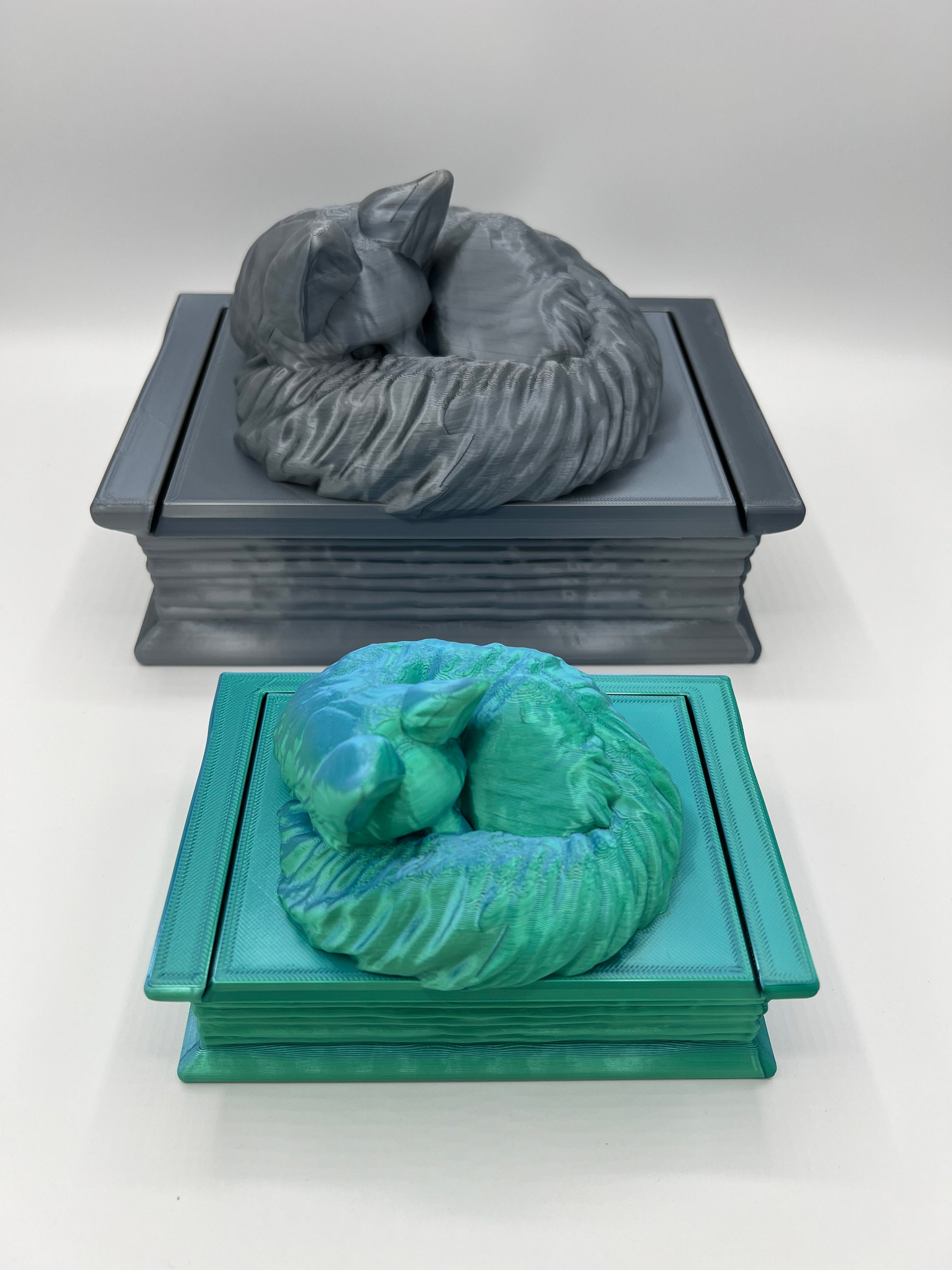 Sleeping Fox Book Box Fox Storage Box Book Storage Box Fox Book Box ...