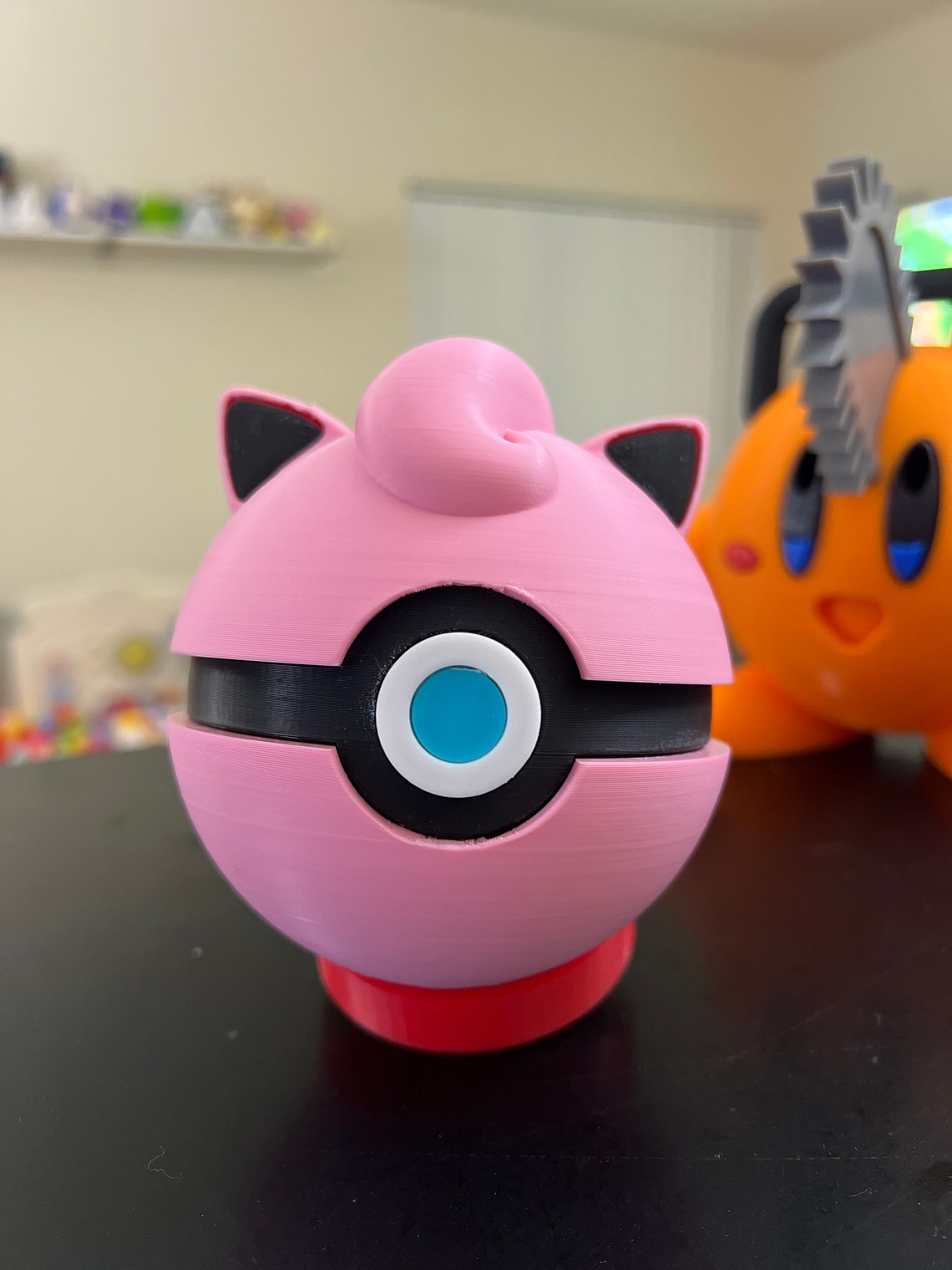 Jigglypuff Themed Pokeball Pink Ball Toy Jigglypuff Themed Collectible ...