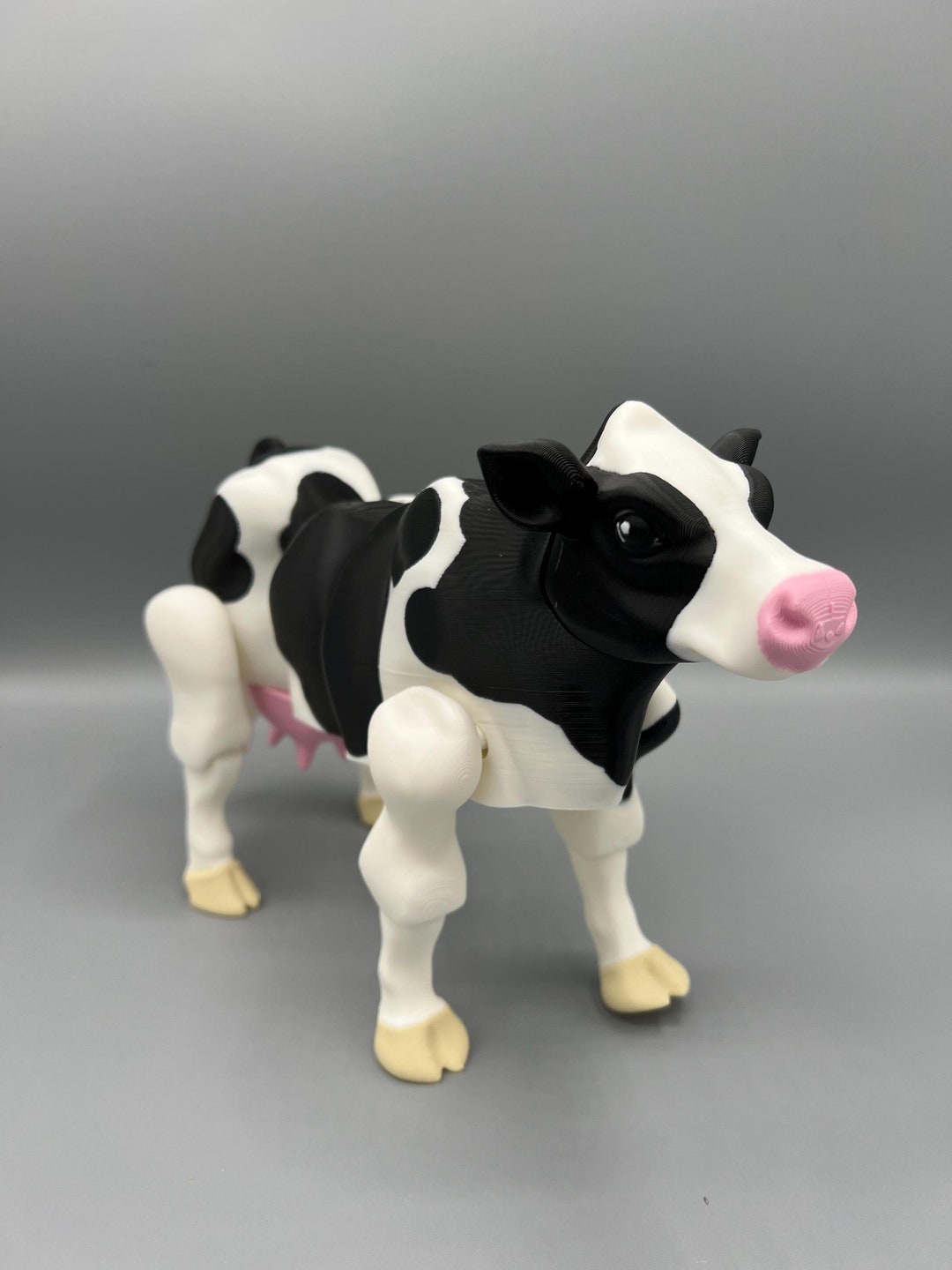 Articulating Flexi Cow Toy - 3D Printed Cow Toy - Fidget Cow Toy ...