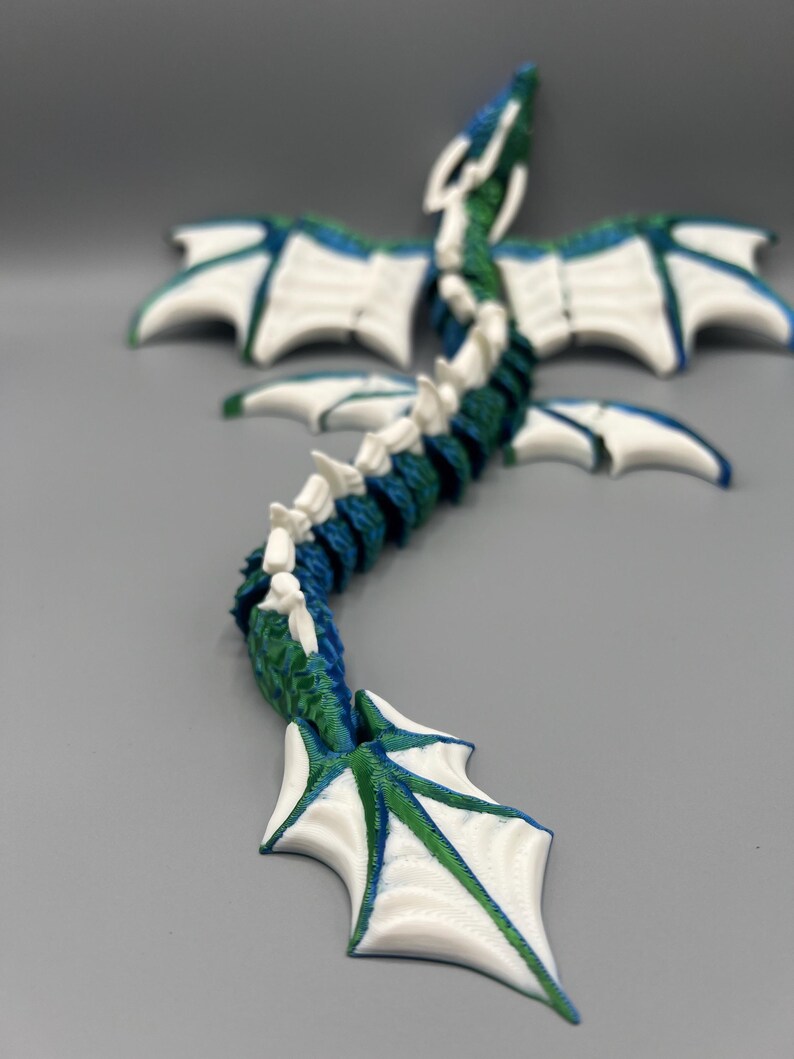 Articulating 3D Printed Sea Dragon: Flexi Fidget Figurine - Etsy