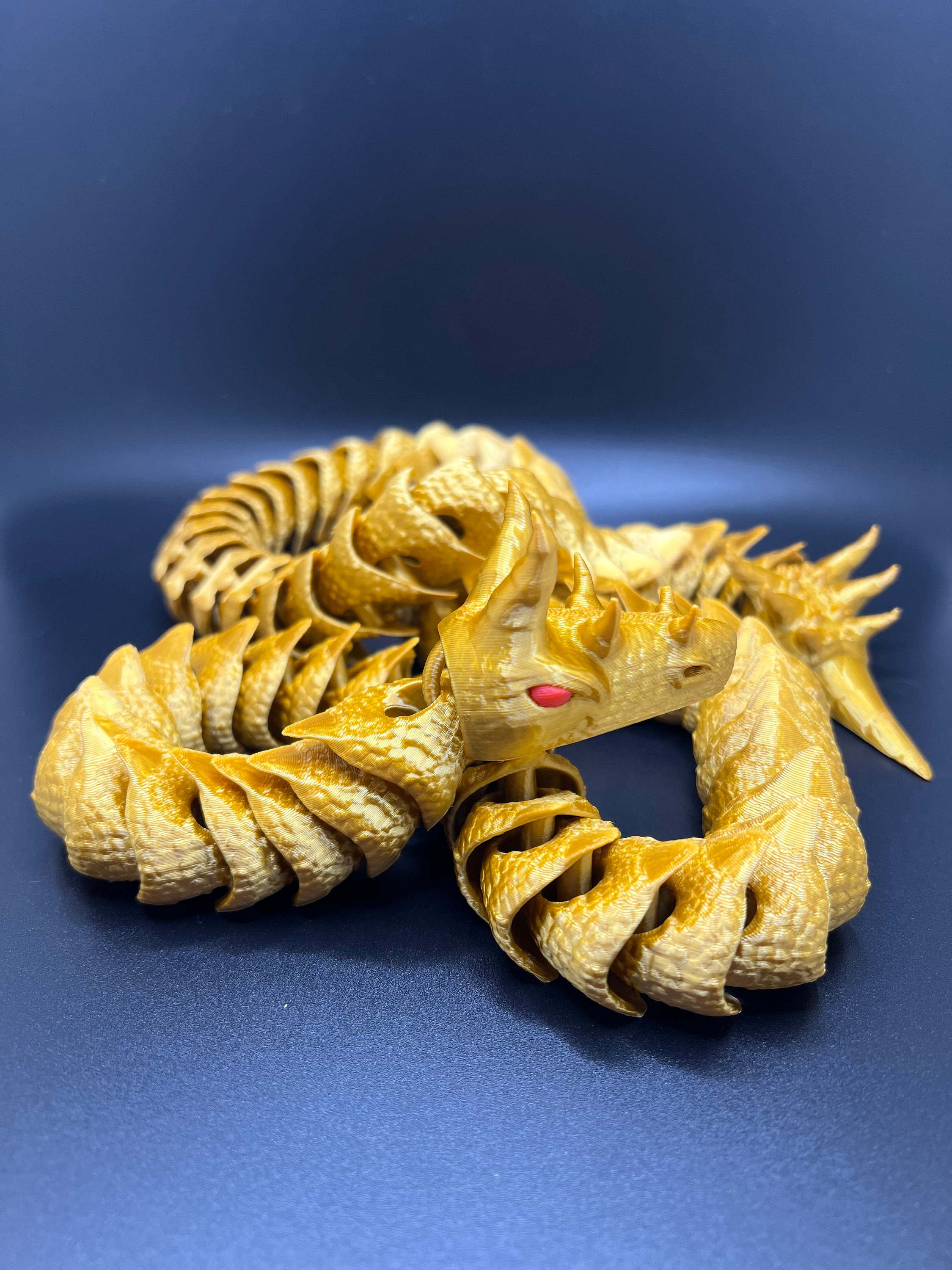 Flexi Snake Flexi Dragon Flexible Snake Fidget Toy Snake Toy Snake 3D ...