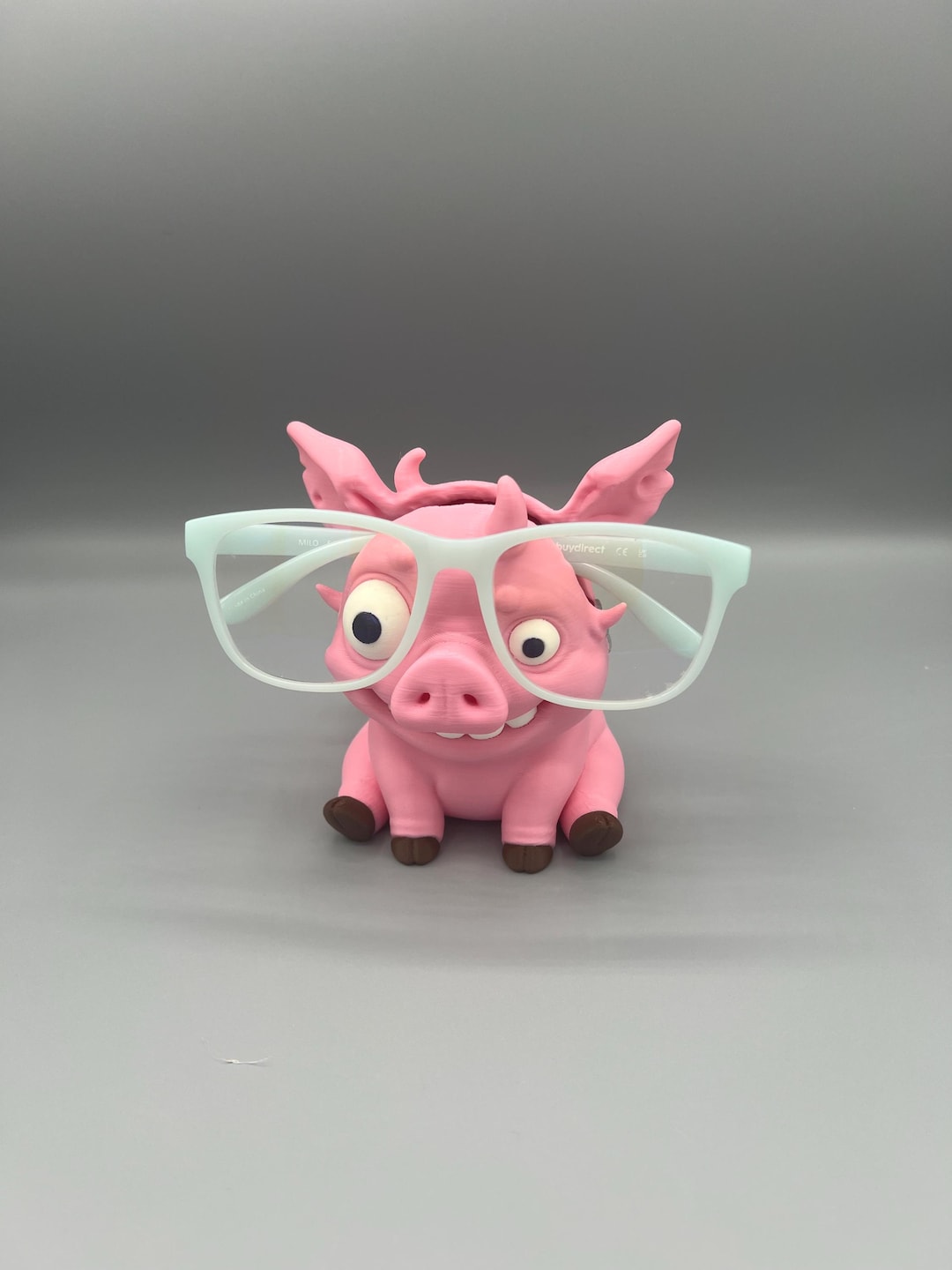 3D Printed Horror Pig Eyeglass Holder: Goofy Halloween Desk Decor - Etsy