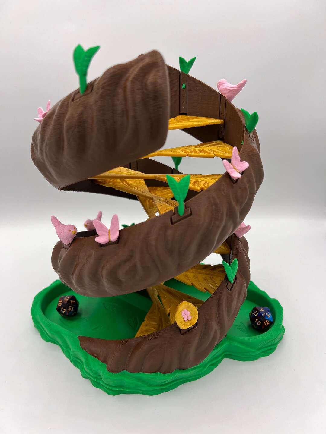 Twisting Tree Dice Tower: Dnd Gaming Accessory - Etsy