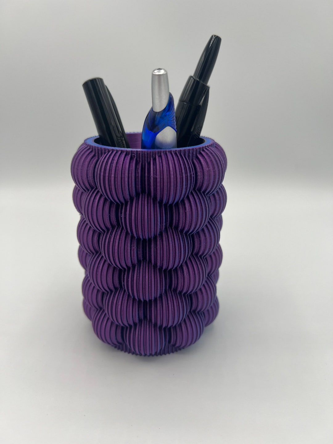 3D Printed Bubbles Pencil Holder: Whimsical Desk Organizer - Etsy