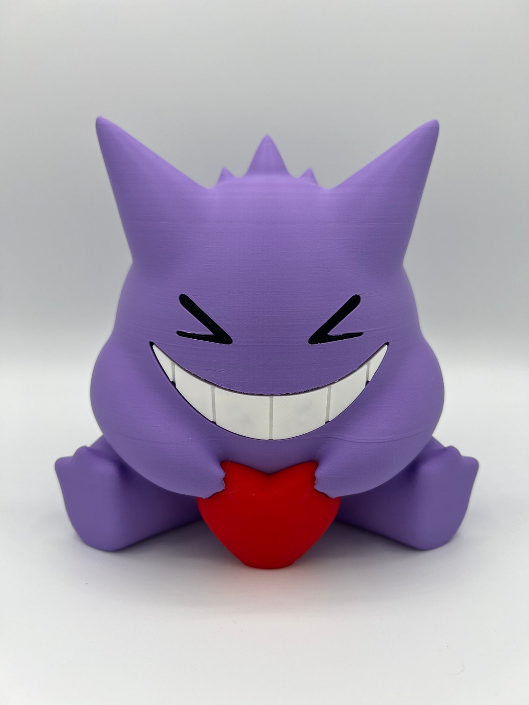 Heartful Gengar Figurine - Valentine's Gift - Gengar Themed Fanart ...