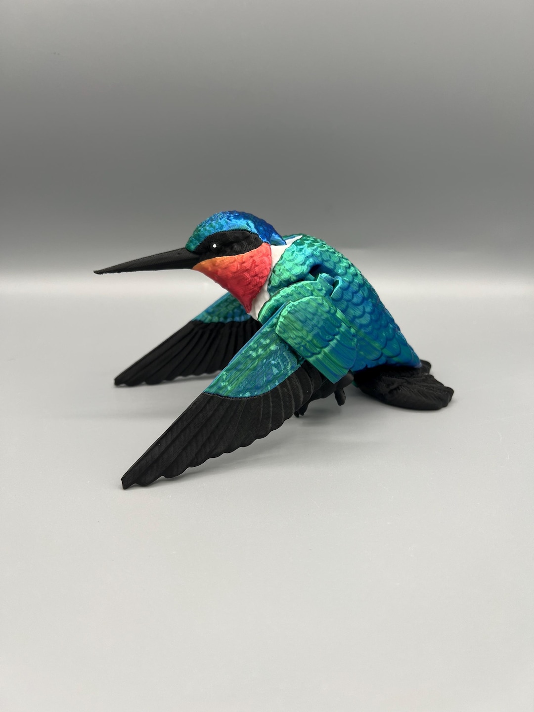 3D Printed Flexi Hummingbird: Shimmering Bird Fidget Toy - Etsy