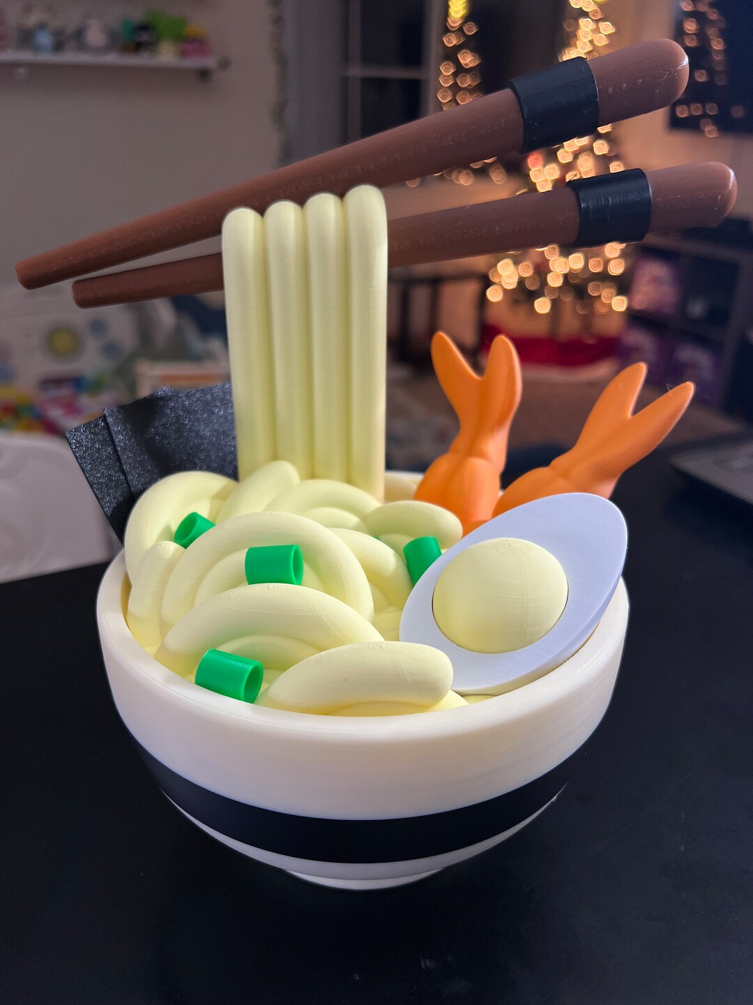 Ramen Noodle Bowl Ramen Noodle Art Food Art Food Decor Food 3D Japanese ...