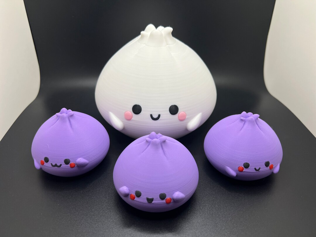 Cute Baos - White Bao - Taro Bao Bun - Purple Bao - Dim Sum Baos - Bao ...