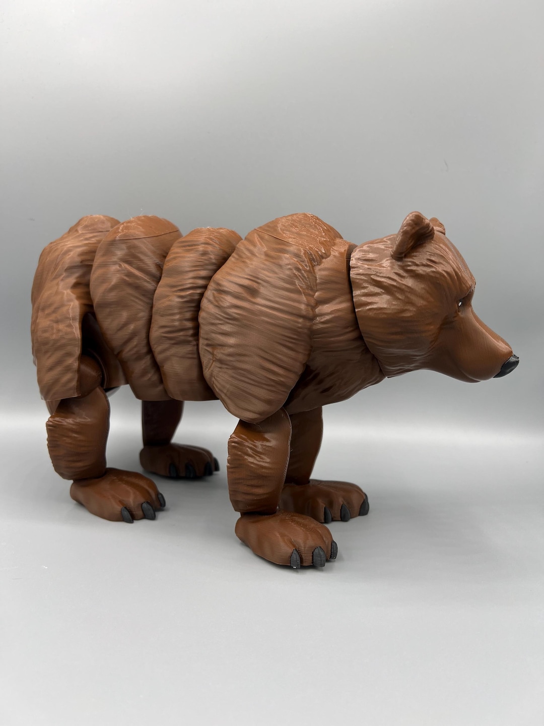 Articulating Flexi Bear Fidget Toy - 3D Printed Bear - Bear Fidget Toy ...