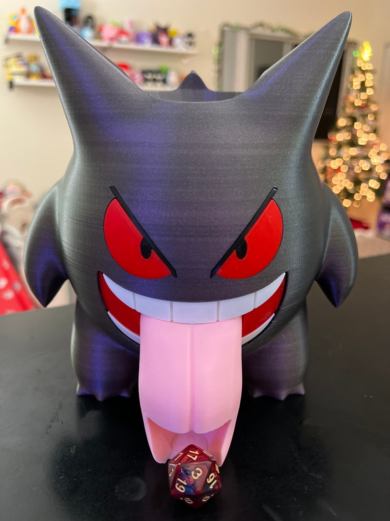 Gengar Themed Dice Tower 20mm - Dnd - Gift for Pokemon Fans - Board ...