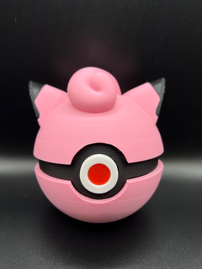 Clefairy Themed Pokeball Pink Ball Gift for Pokemon Fans Anime Gift ...