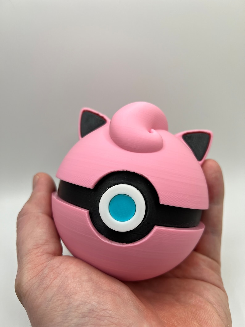 Jigglypuff Themed Pokeball Pink Ball Toy Jigglypuff Themed Collectible ...