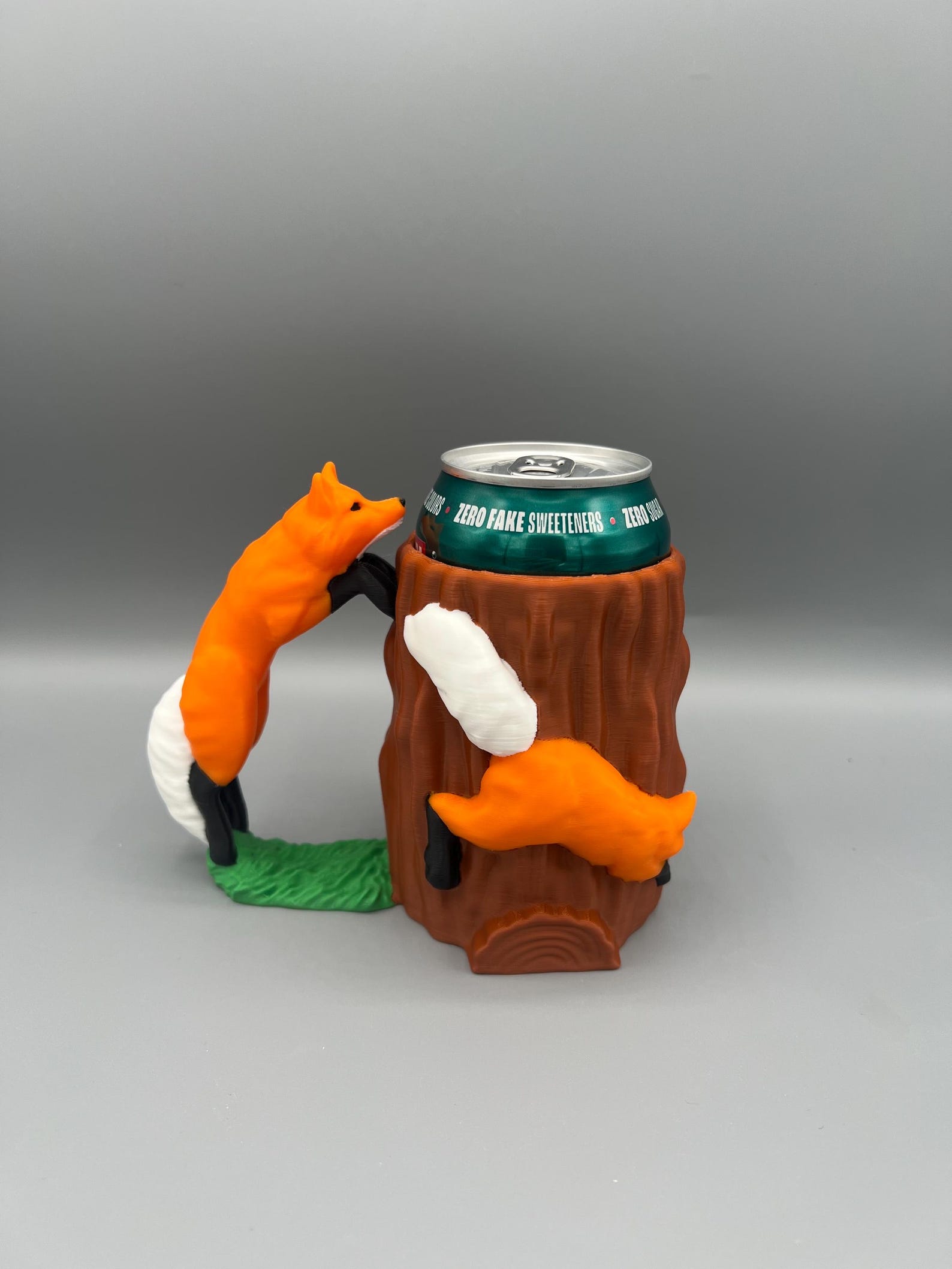 3D Printed Fox Can Holder: Ergonomic Drink Beverage Cooler - Etsy