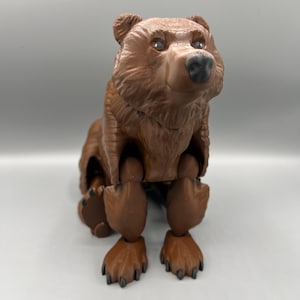 Articulating Flexi Bear Fidget Toy: 3D Printed Stress Relief - Etsy