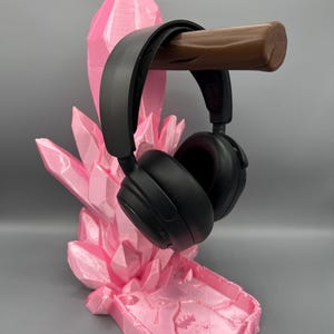 Crystal Headphone Stand - Crystal Headset Stand - Gaming Headset Hanger ...