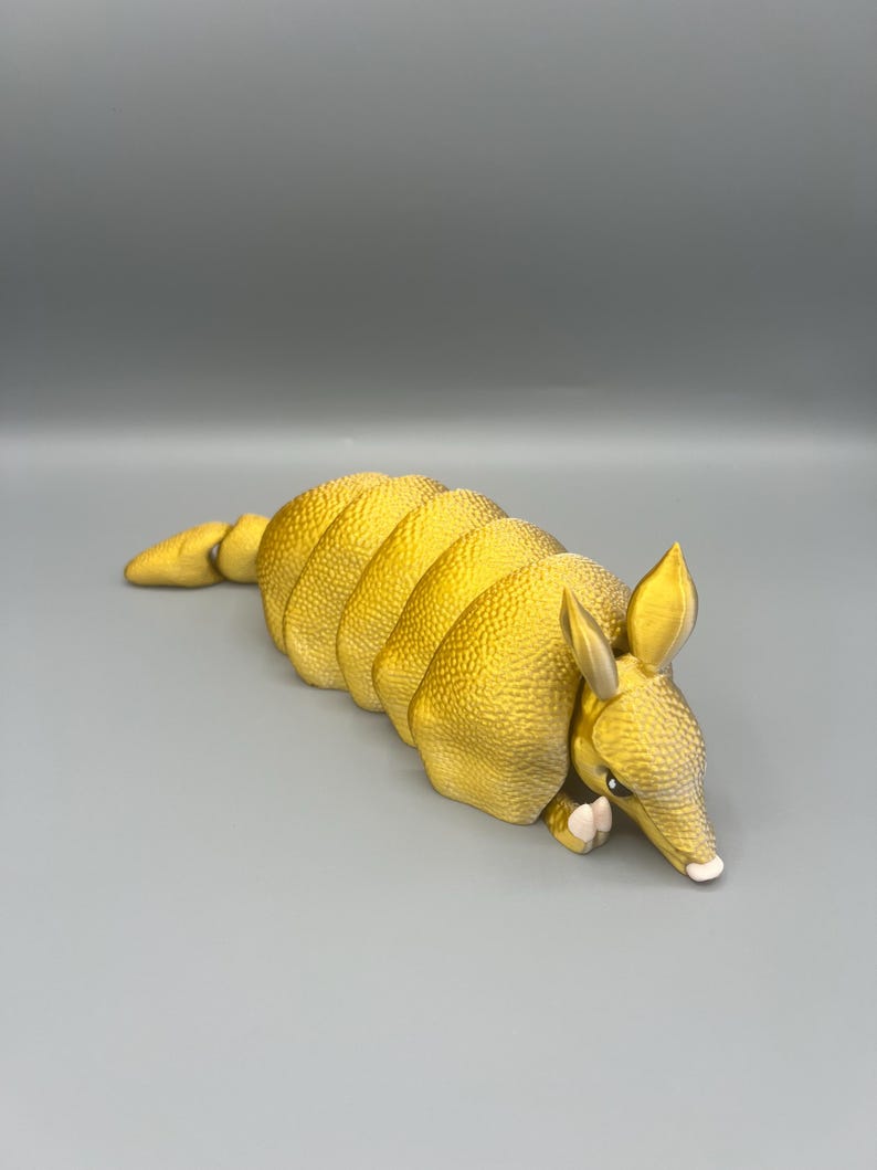 3D Printed Flexi Armadillo – Poseable Fidget Animal Toy - Etsy