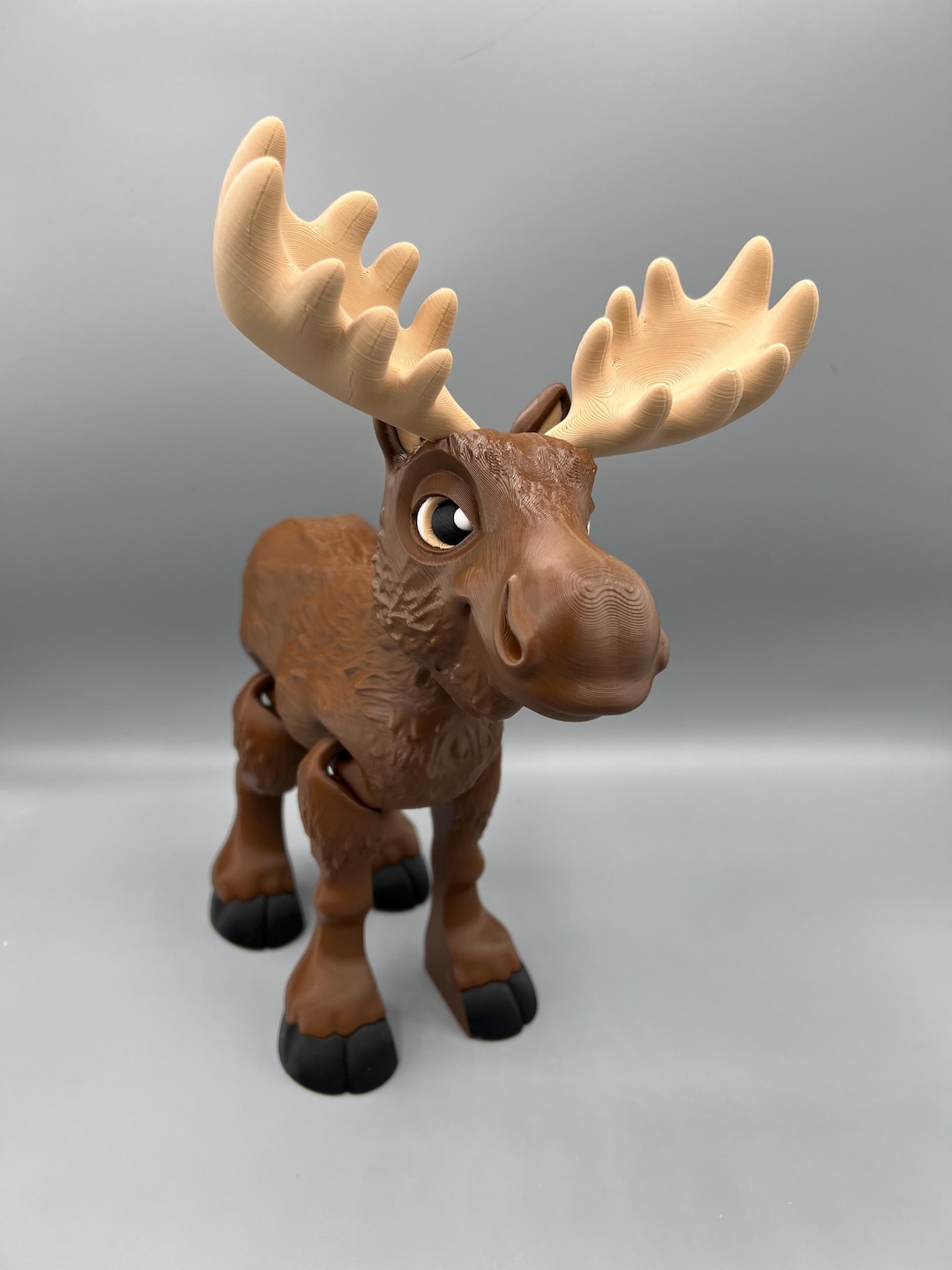 Articulating Flexi Moose Toy - Moose Fidget Toy - 3D Printed Moose ...