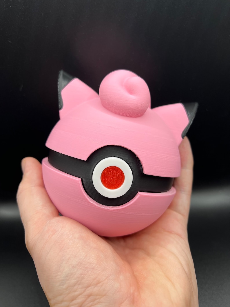 Clefairy Themed Pokeball Pink Ball Gift for Pokemon Fans Anime Gift ...