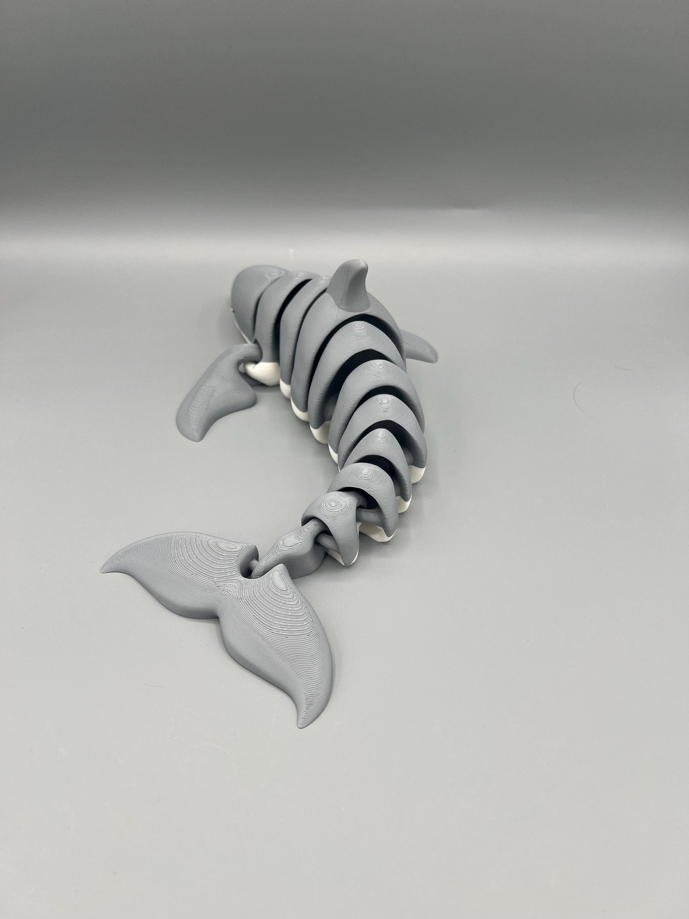 3D Printed Articulated Dolphin: Fidget Sensory Toy - Etsy