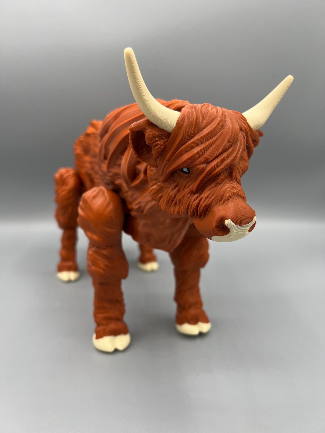 Articulating Flexi Highland Cow Fidget Toy Highland Cow Figurine 3D ... Articulating Flexi Highland Cow Fidget Toy Highland Cow Figurine 3D ...