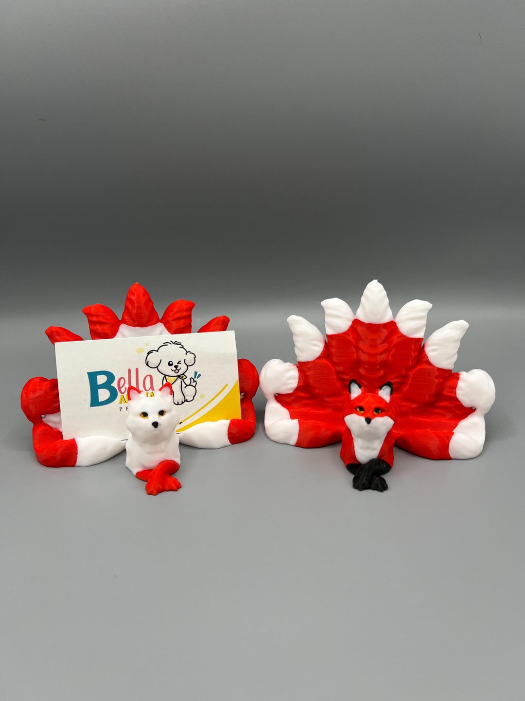 Kitsune Fox Business Card Holder - 3D Printed Card Holder - Card ...