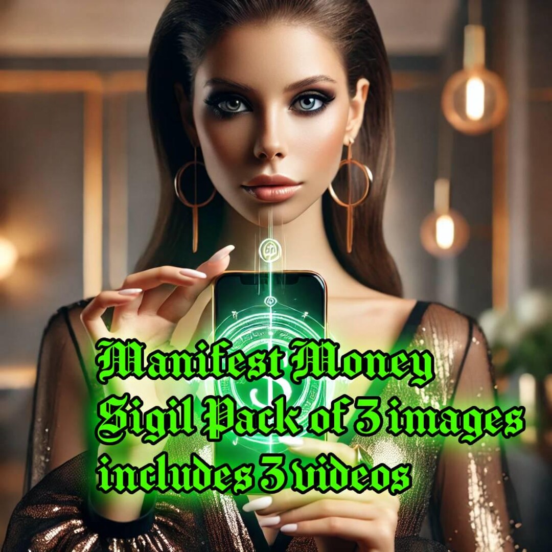 Manifest Money Sigil Pack – 3 Sigil Images and 3 Videos for Abundance ...