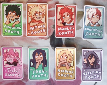 Heroes Booths Vinyl Stickers - Etsy