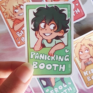 Heroes Booths Vinyl Stickers - Etsy