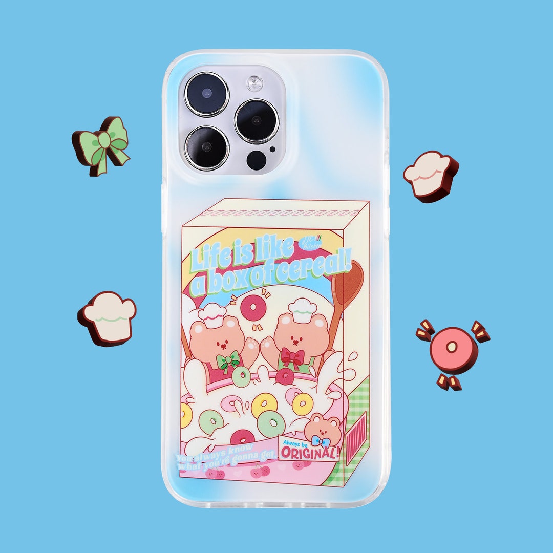 Life is Like Cereal JUST IN CASE iPhone Cute and Tough Case 15 14 13 ...