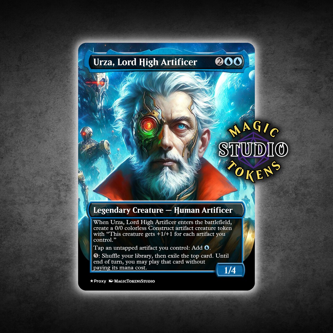 MTG Urza, Lord High Artificer Proxy Custom MTG Proxy Cards, Anime Magic ...