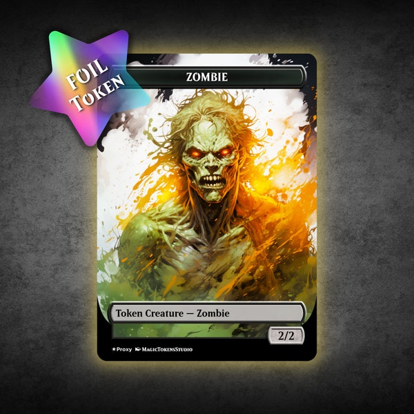 Zombie Token - Etsy