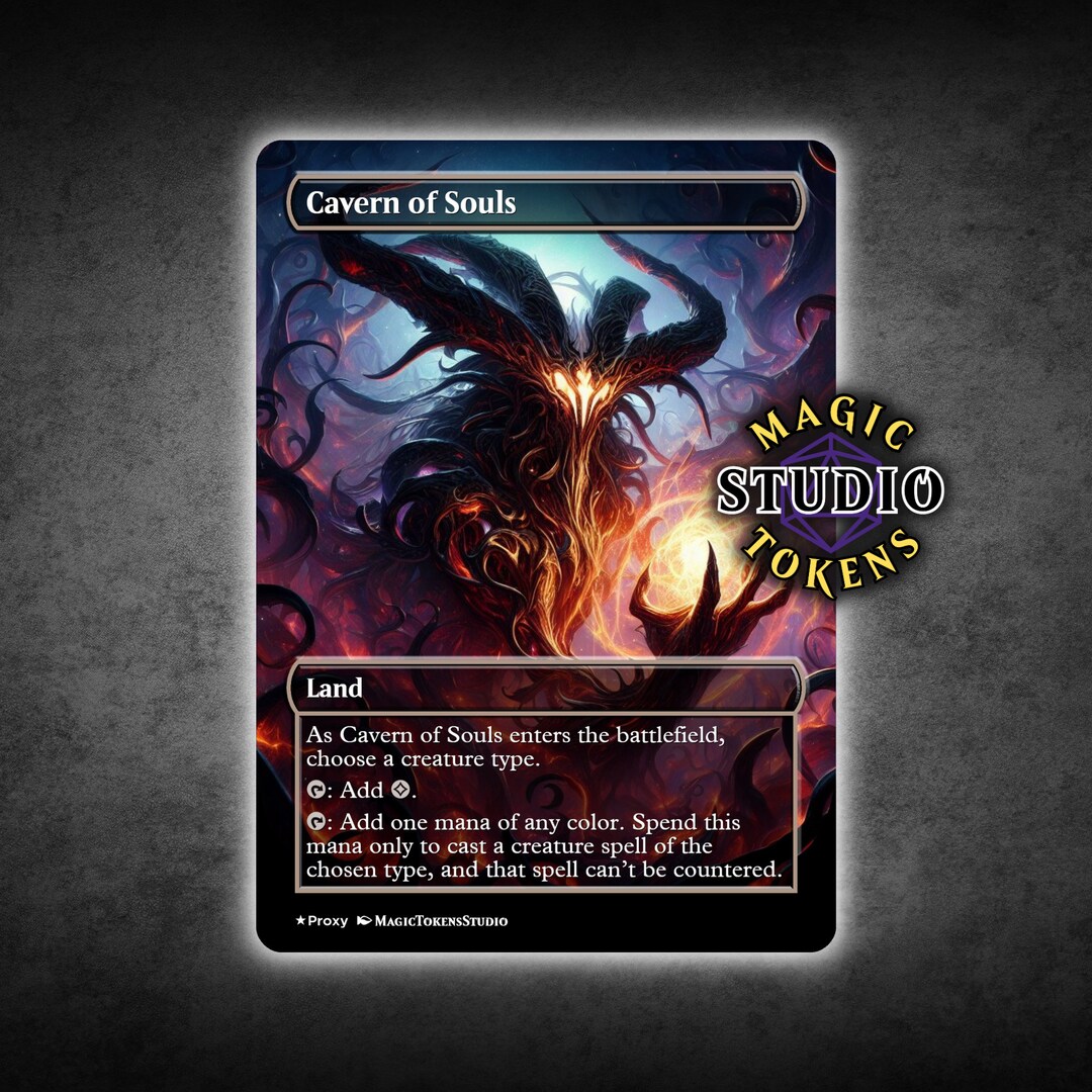 MTG Cavern of Souls Proxy Custom MTG Proxy Cards, Anime Magic Card ...
