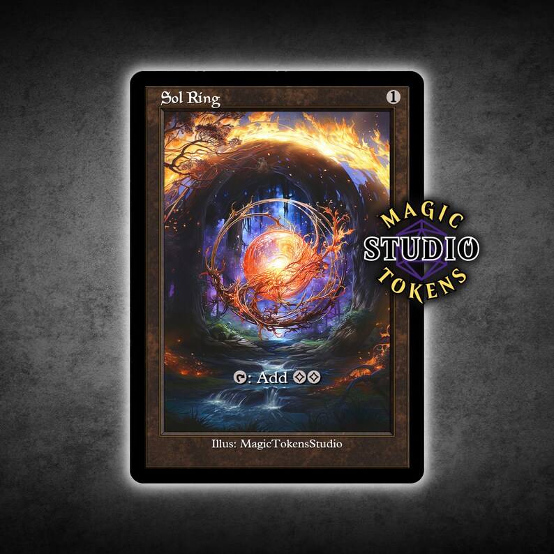 MTG Retro Frame Sol Ring Proxy Custom MTG Proxy Cards Anime - Etsy
