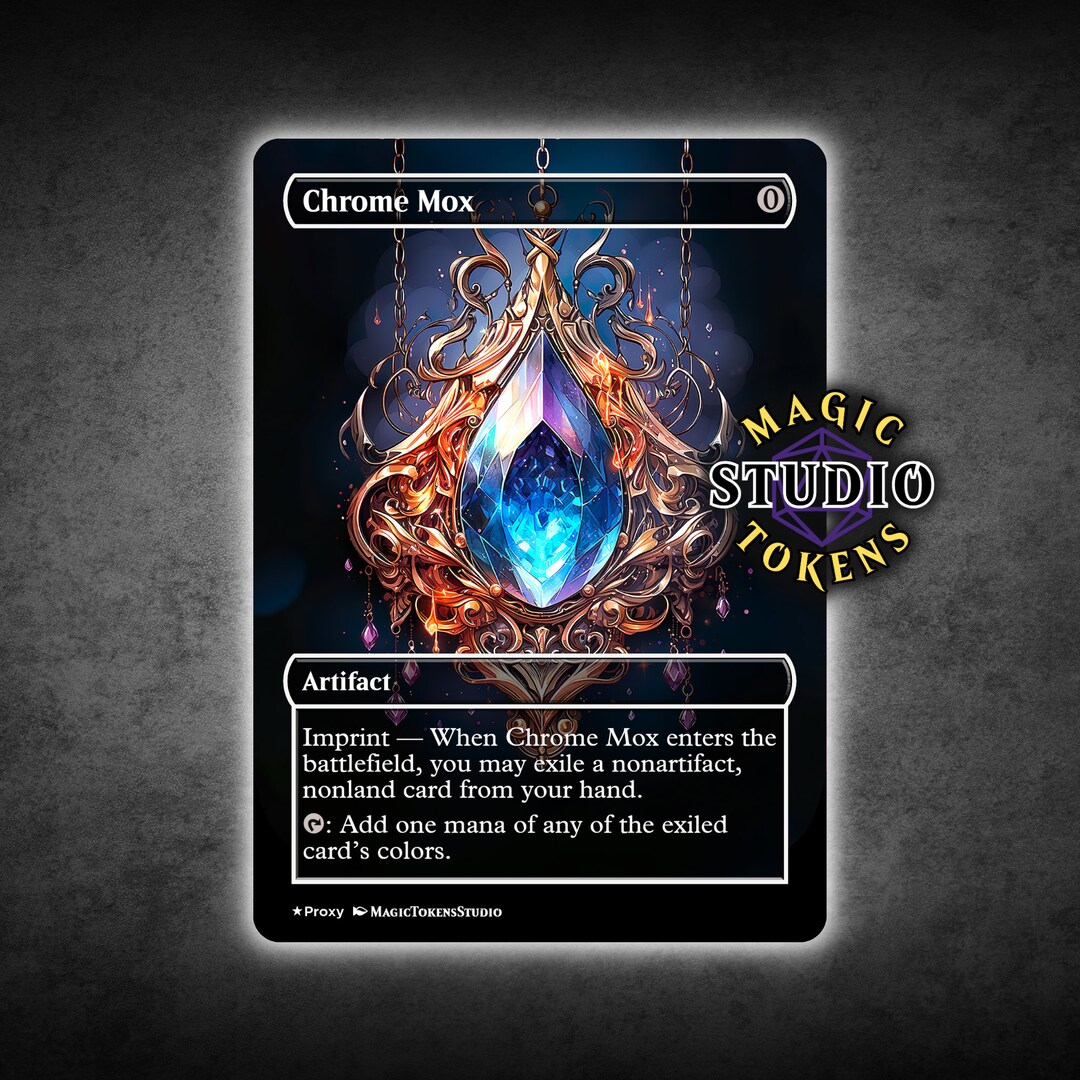 MTG Chrome Mox Proxy Custom MTG Proxy Cards, Anime Alter, Magic the ...