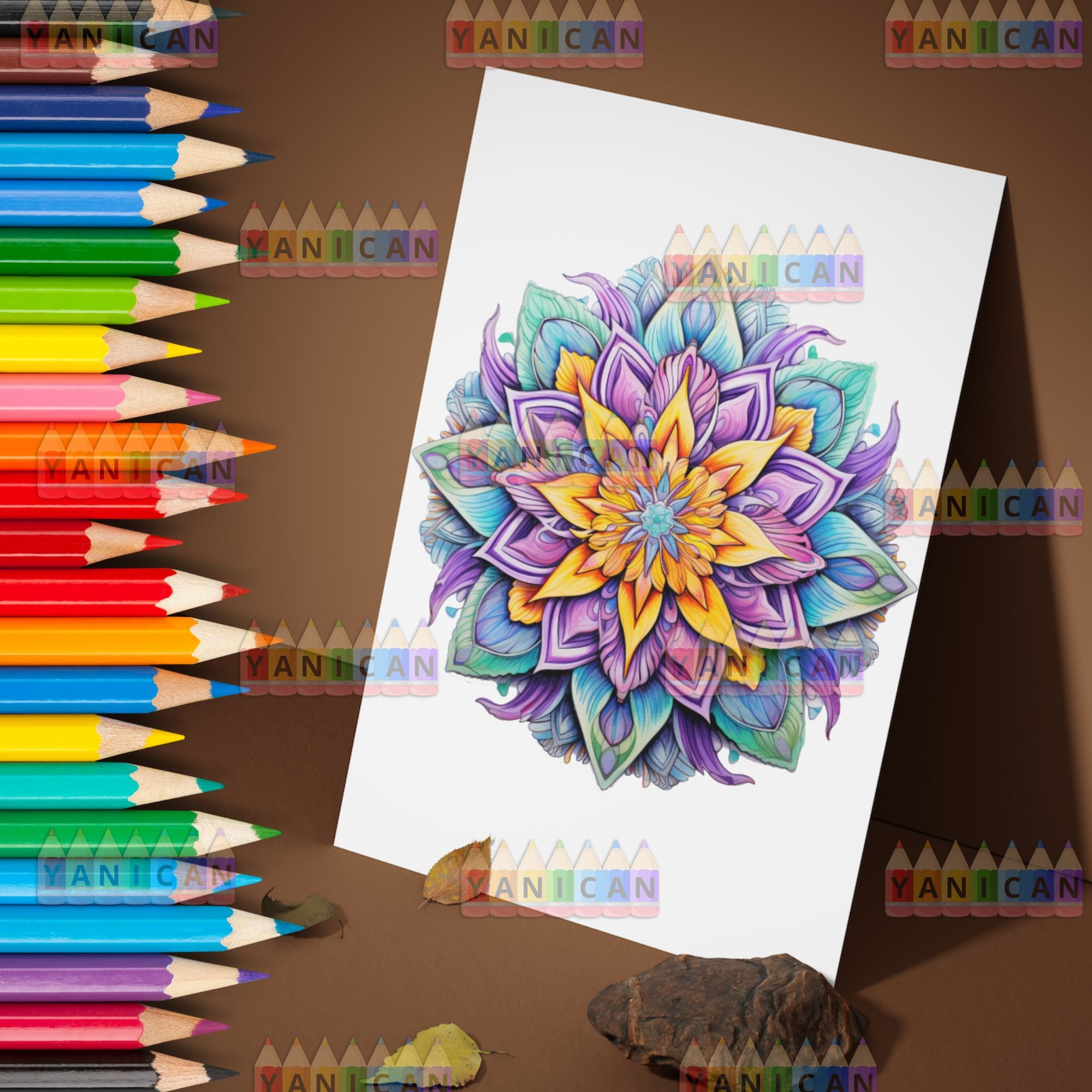40 Coloring Images of Mandalas. Relax Your Mind From Daily Stress ...