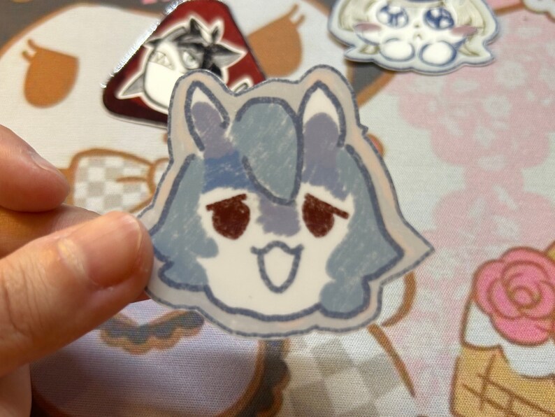 Wriothesley Set of Three Stickers Melusine Drawing Stickers Sigewinne ...