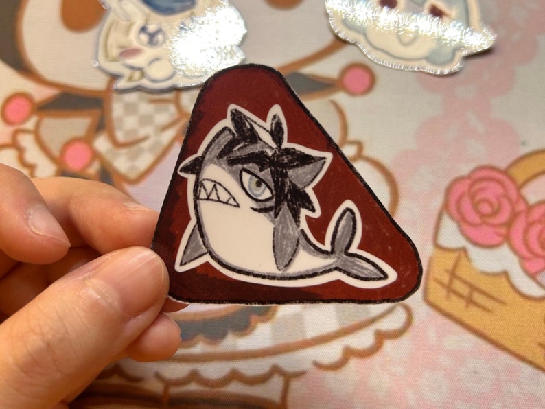 Wriothesley Set of Three Stickers Melusine Drawing Stickers Sigewinne ...