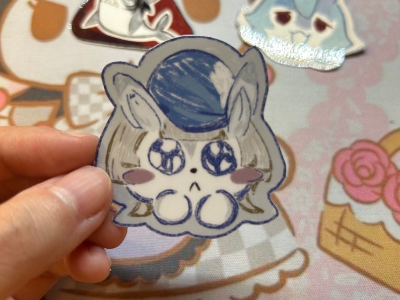 Wriothesley Set of Three Stickers Melusine Drawing Stickers Sigewinne ...