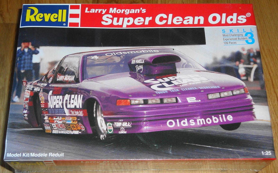 Revell Larry Morgan's Super Clean Olds Cutlass Pro Stock 1:25 Scale ...