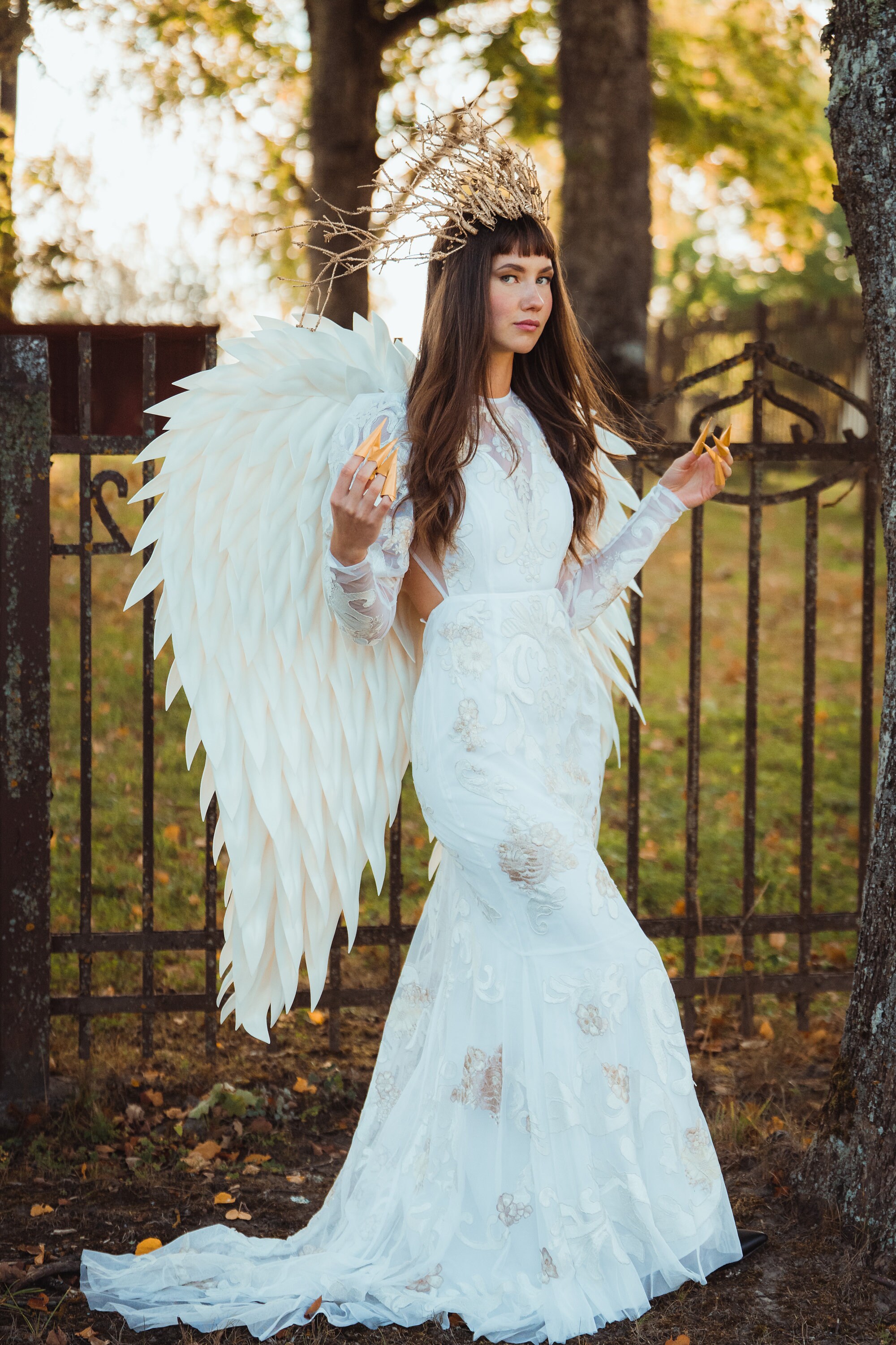 White Angel Wings Costume, Luxury Photo Prop - Etsy