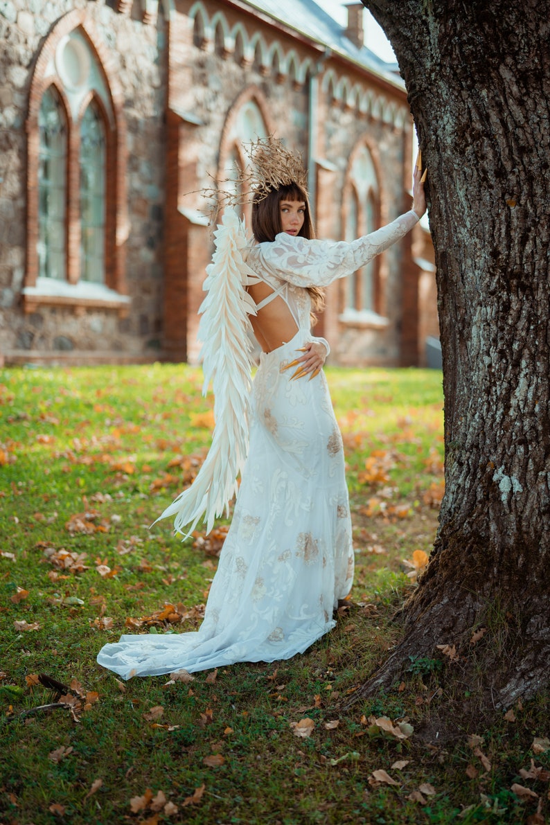 White Angel Wings Costume, Luxury Photo Prop - Etsy