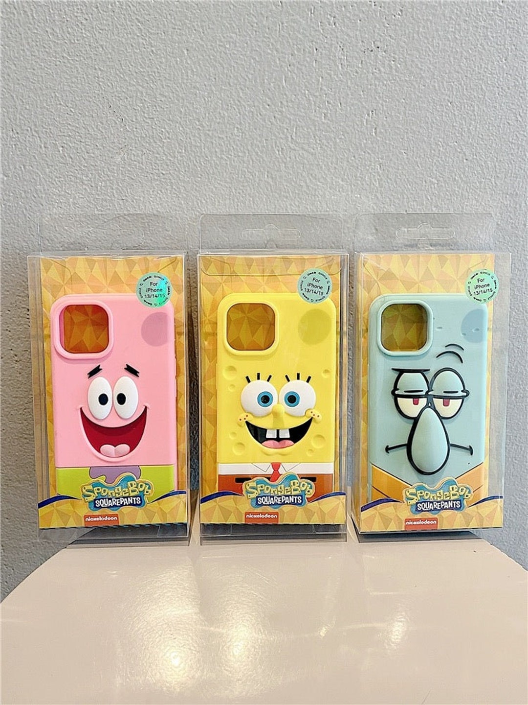 Soft Silicon Sponge Bob Patrick Star Squidward iPhone Case-perfect Gift ...