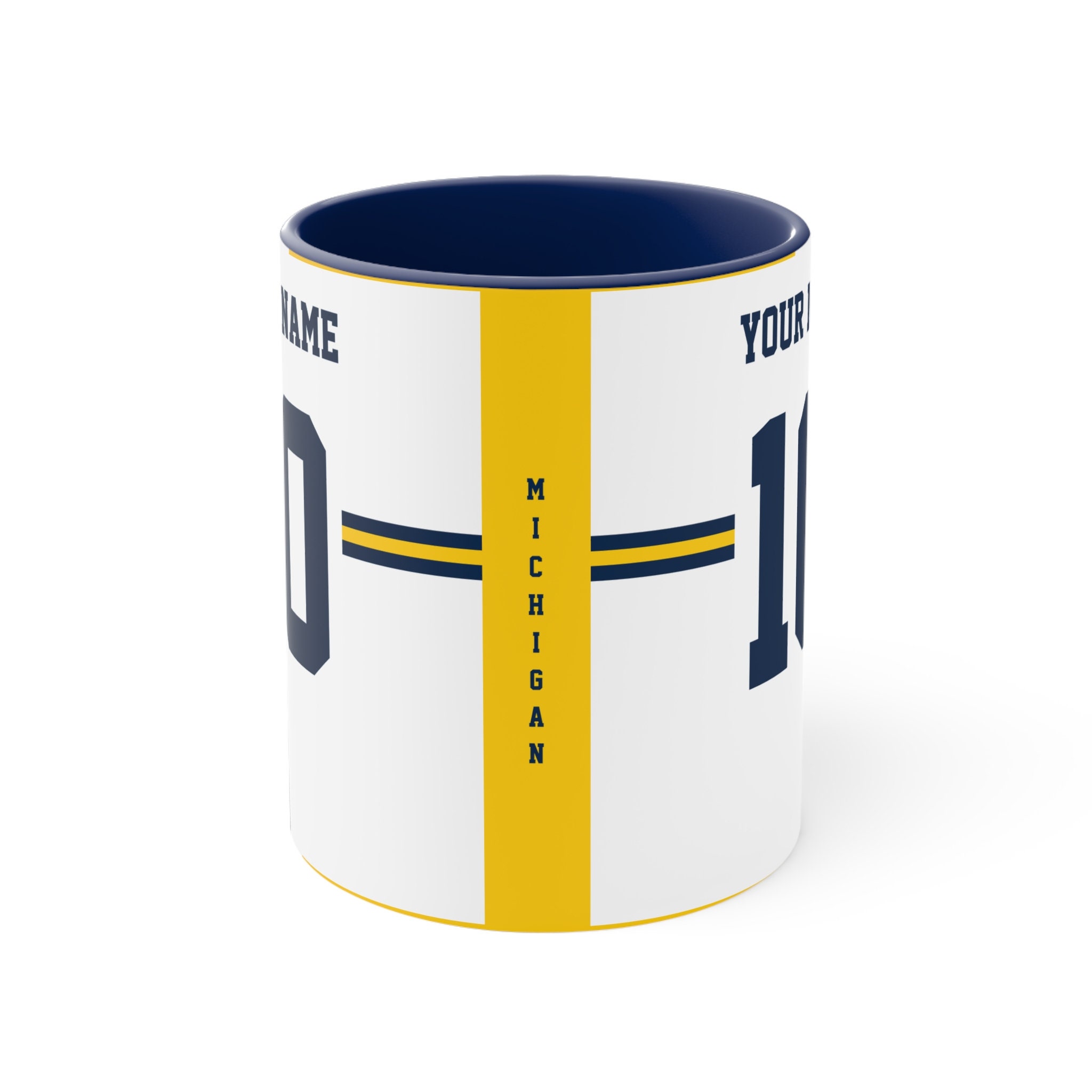 Michigan Football Custom Mug - Etsy